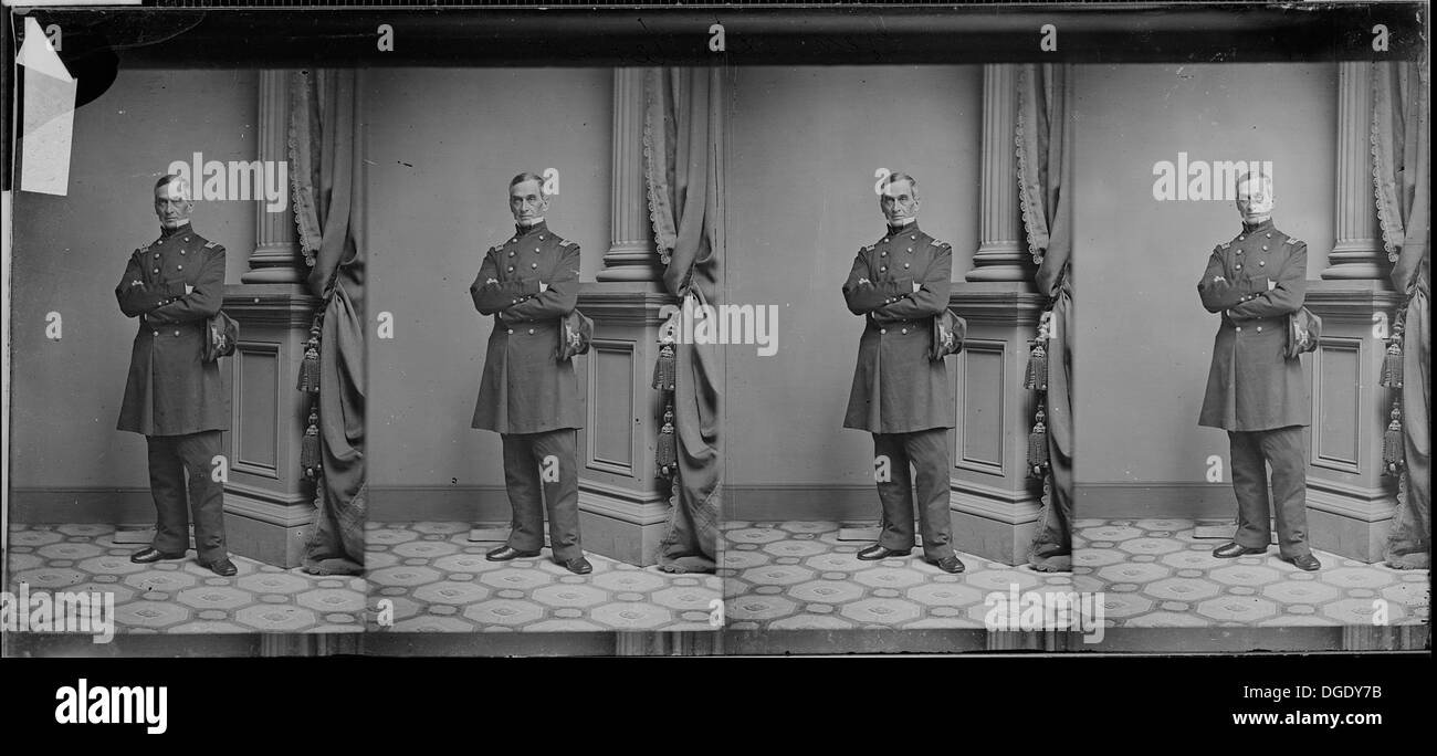 A historical portrait of General Robert Anderson, a prominent figure in ...