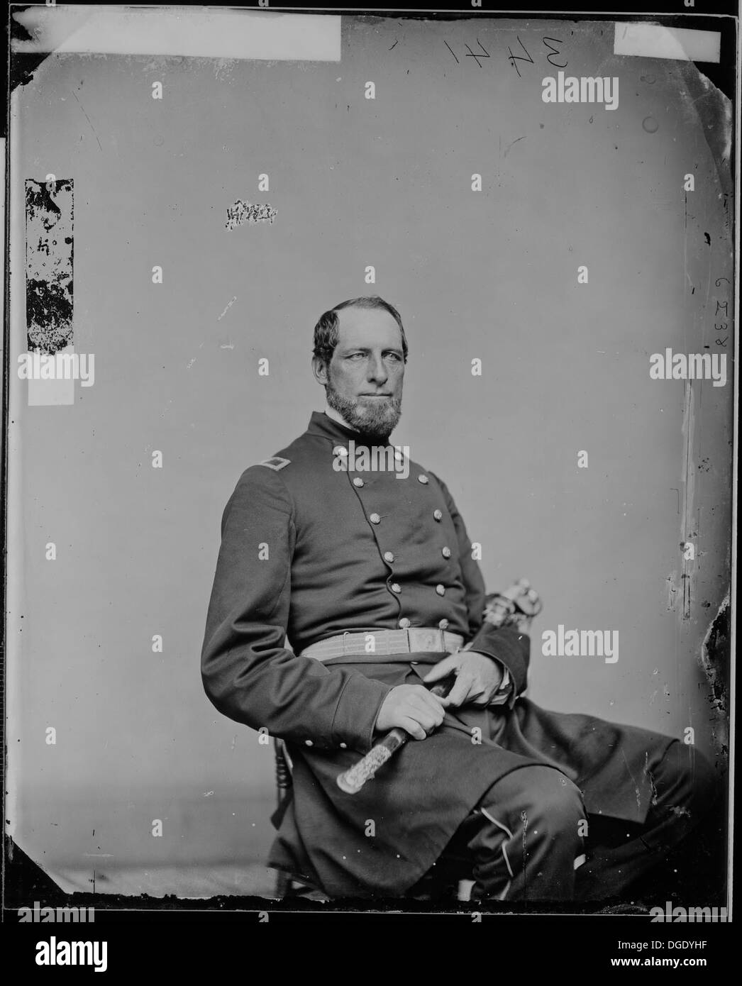 This image depicts General Solomon Meredith, a Union Army officer who ...