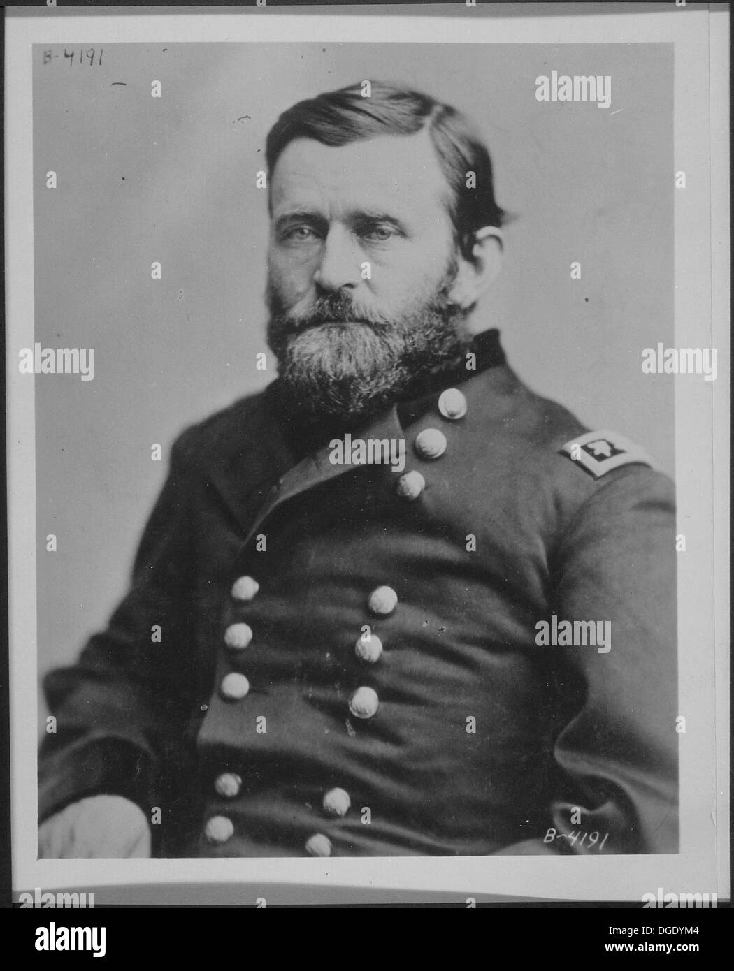 Ulysses s. grant and his generals Black and White Stock Photos & Images ...