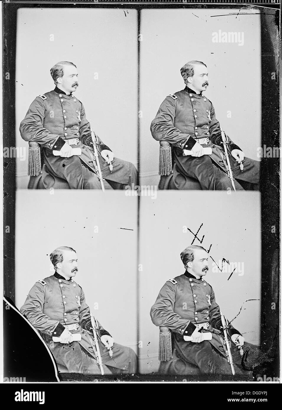 This image features General William E. Strong, a prominent U.S. Army ...