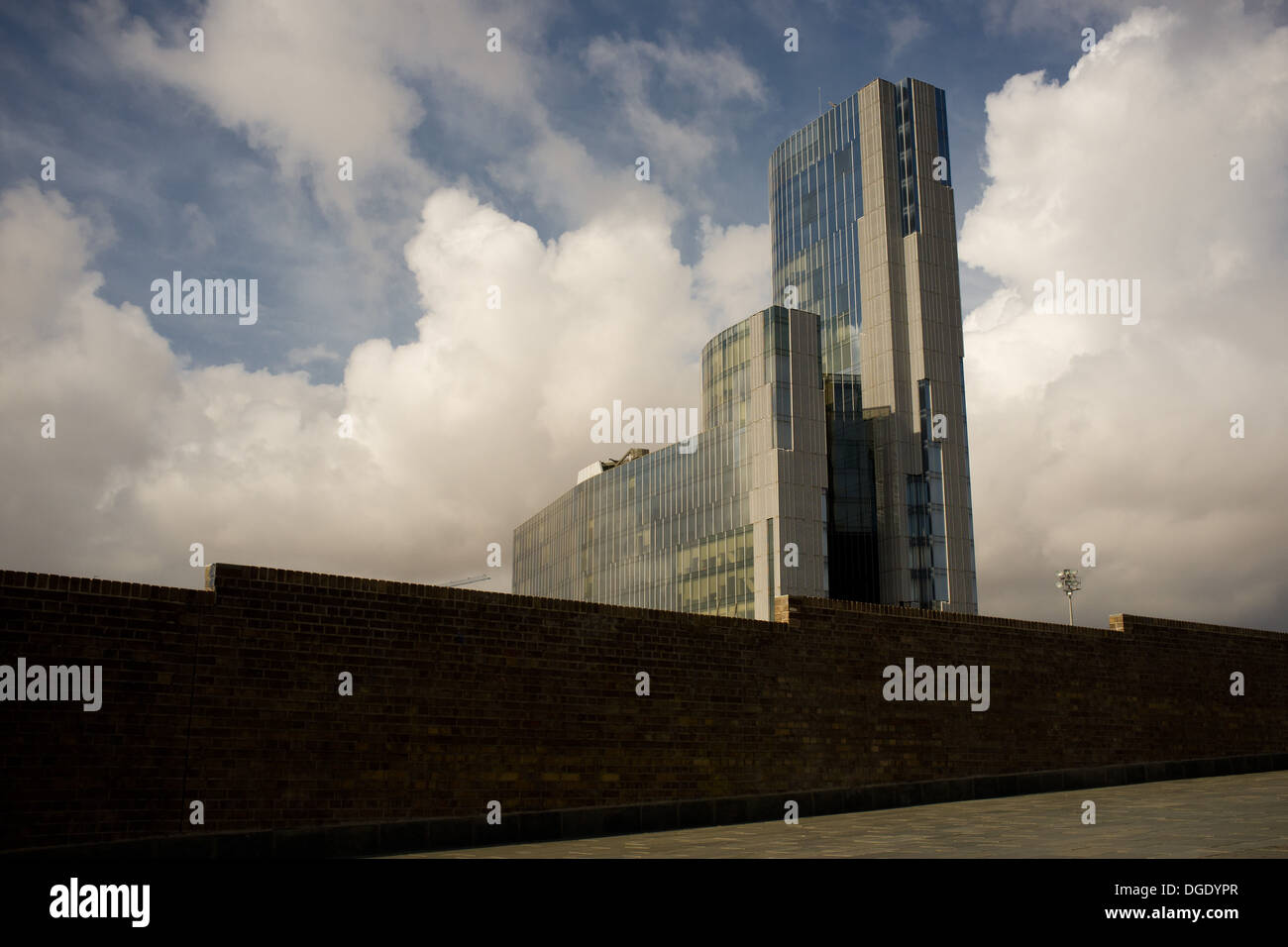 Torre Mare Nostrum (Gas Natural) building in Barcelona, Spain Stock ...