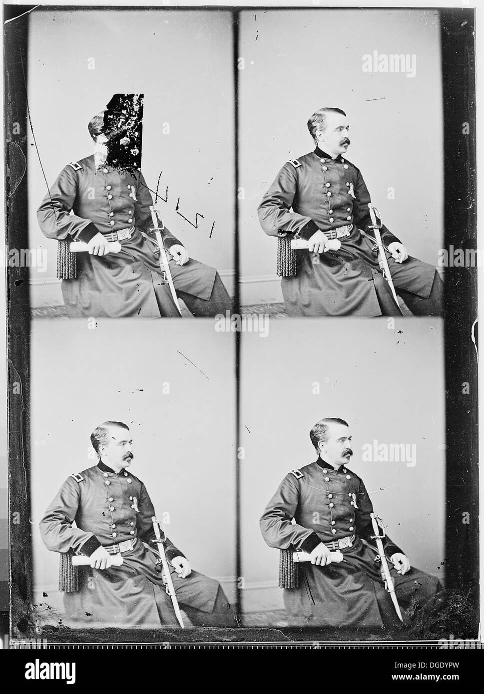 General William E. Strong is depicted in this image. He was a notable ...