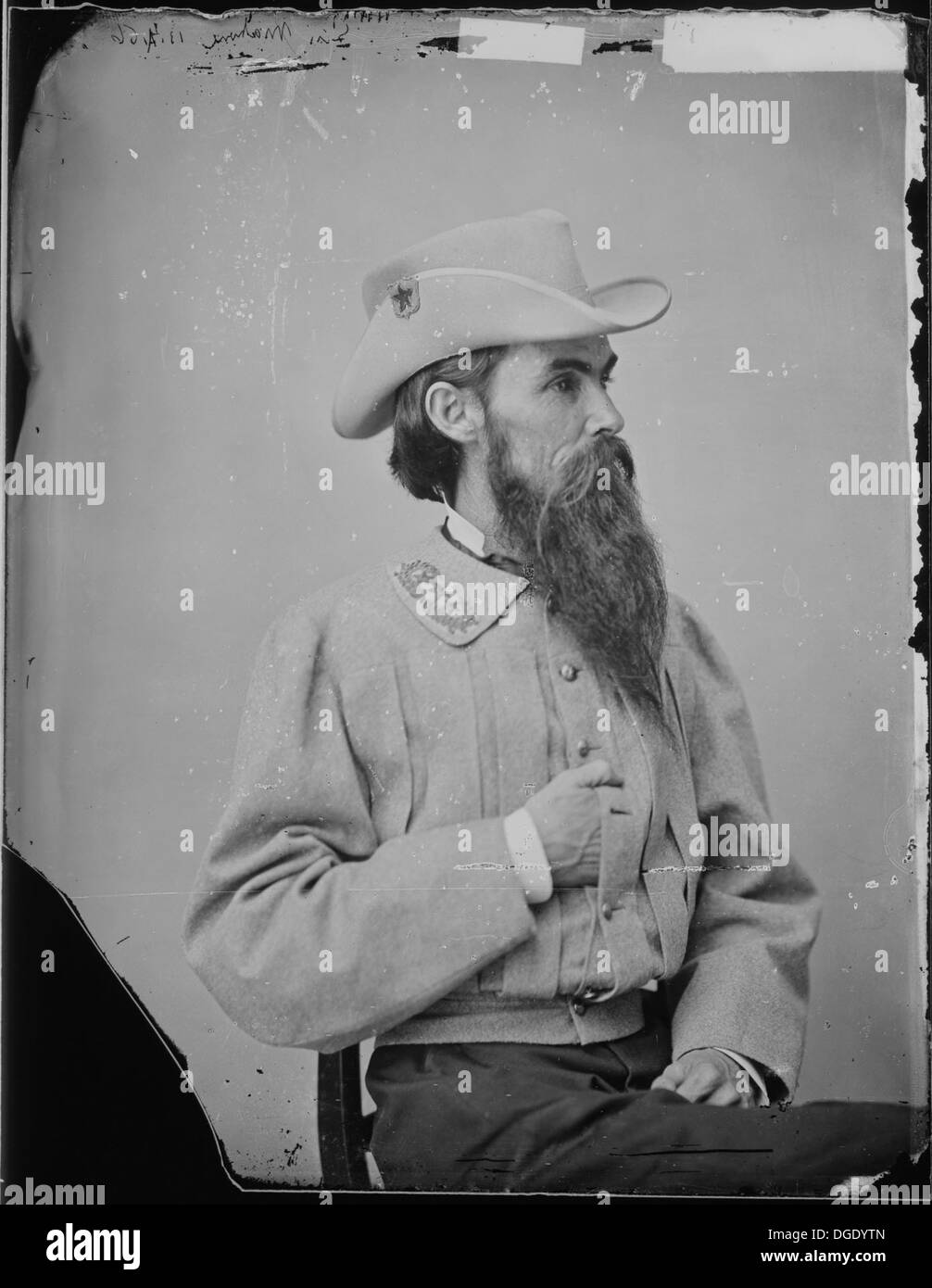 This image depicts General William Mahone, a Confederate general during ...