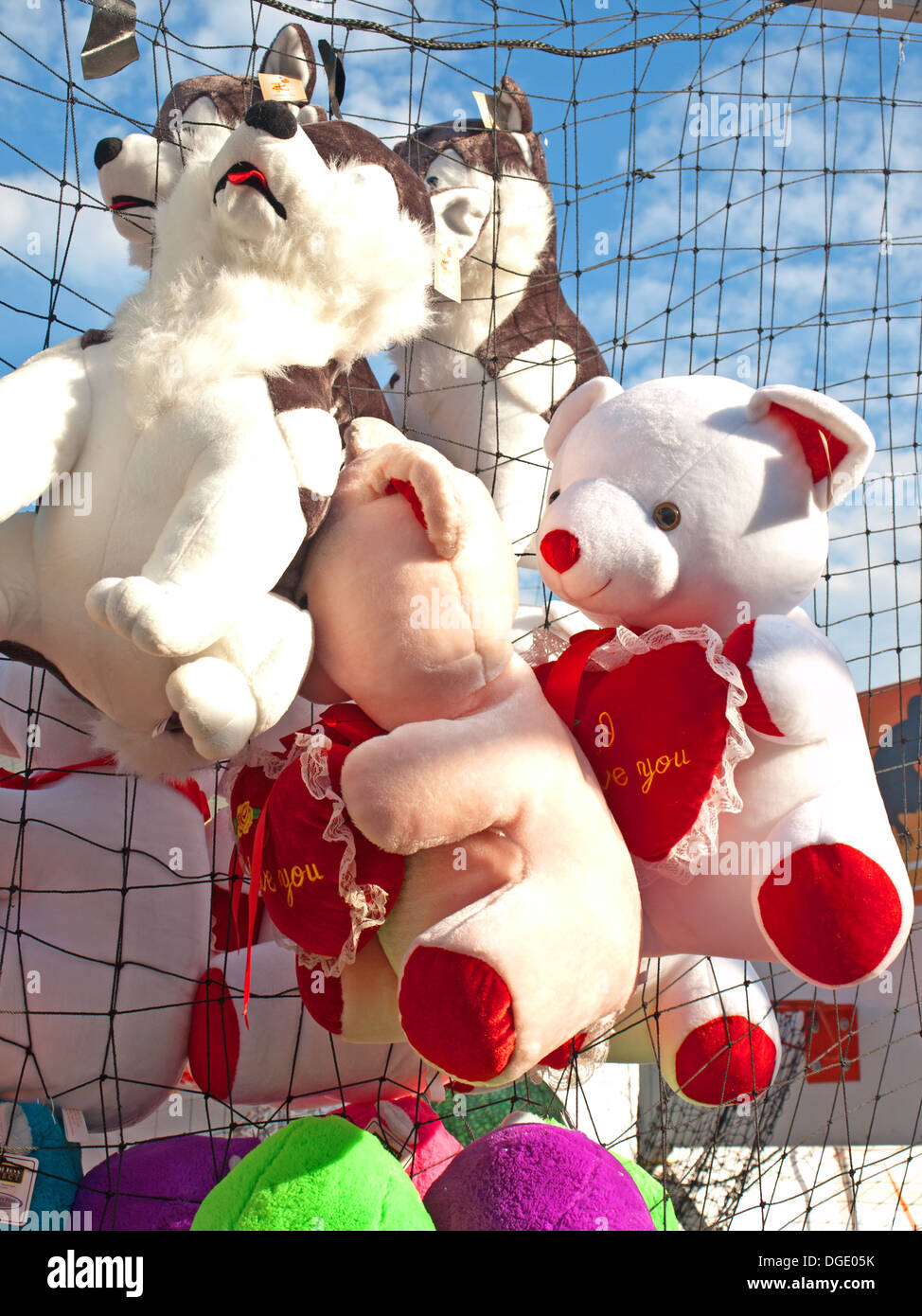 stuffed animals at a fair Stock Photo - Alamy