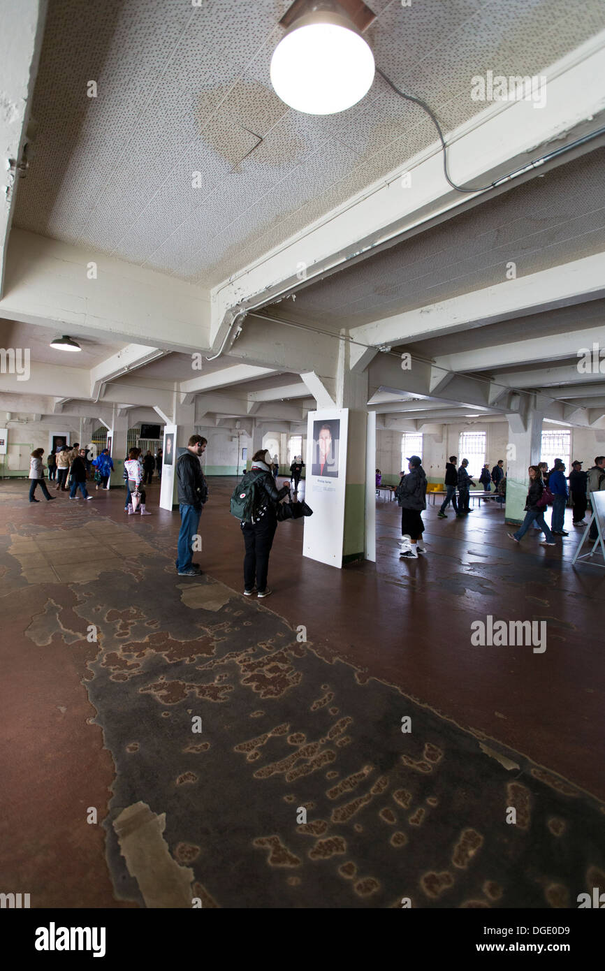 Dining Hall, Alcatraz Prison, San Francisco Bay, California, USA Stock ...