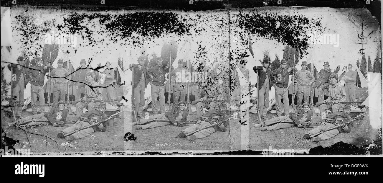 This photograph depicts a group of soldiers from the 23rd Infantry ...