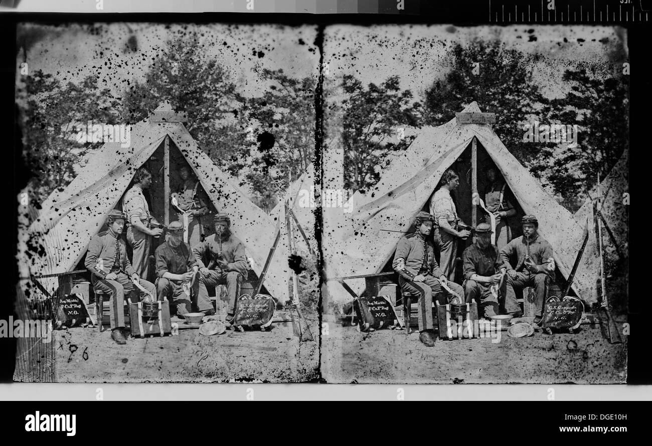 This photograph shows a group of soldiers from the 7th Infantry ...