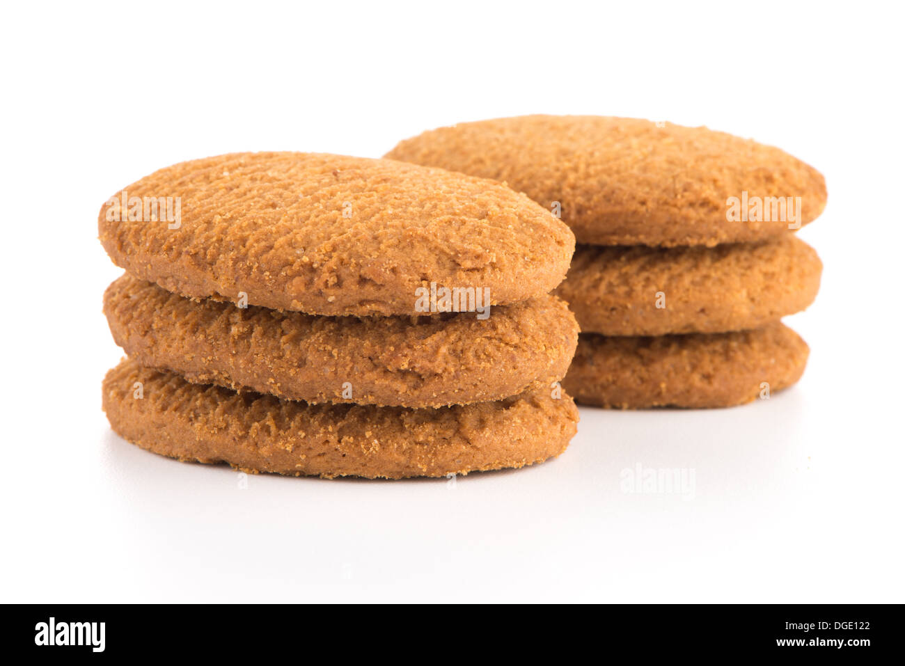 Tasty cookies isolated on a white background Stock Photo - Alamy