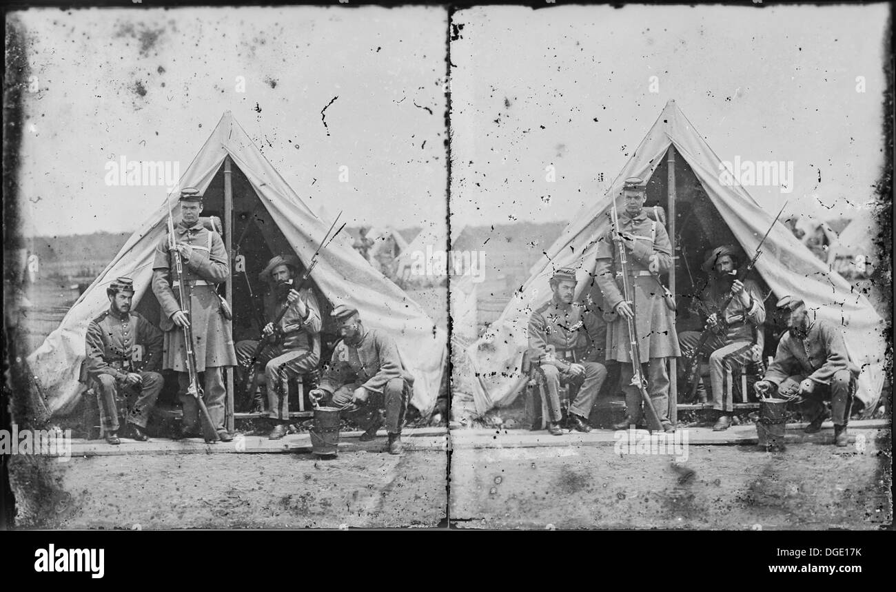 A photograph of a group from the 7th Infantry, a military unit that ...