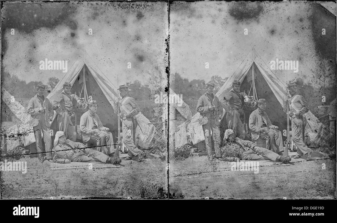 A group of soldiers from the 7th Infantry, possibly during a military ...