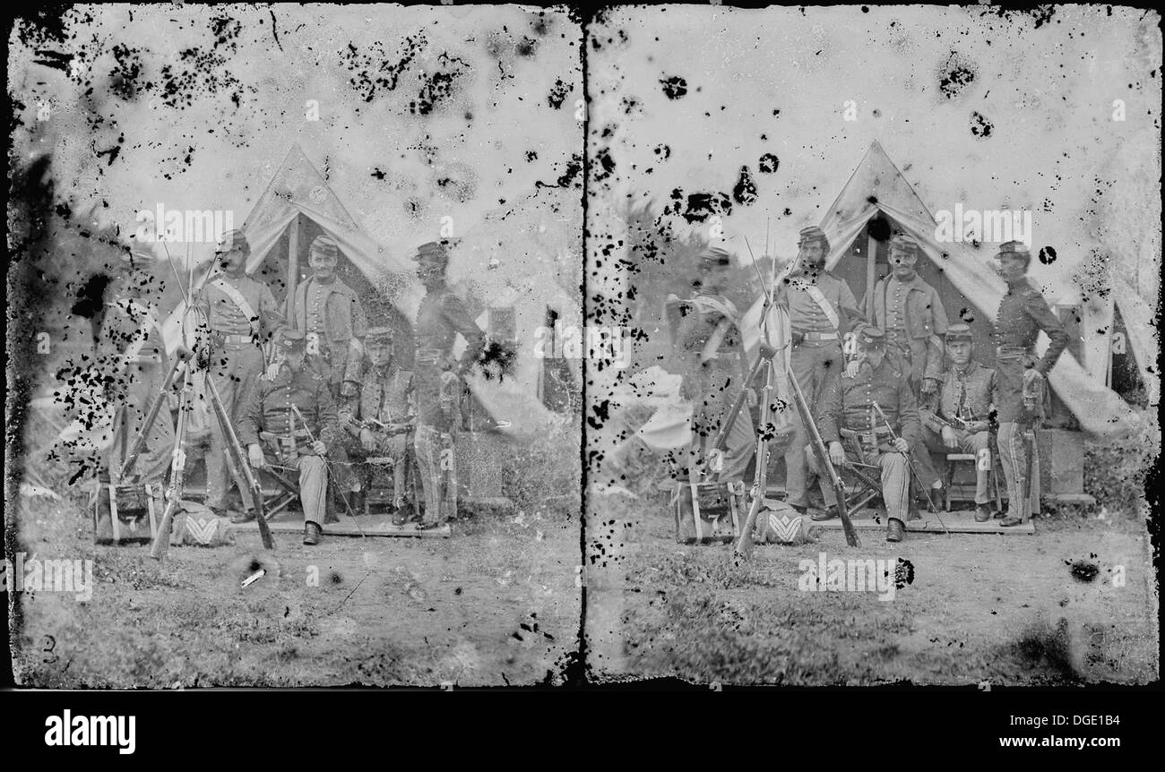 A group photograph of the 7th Infantry, a regiment in the U.S. Army ...