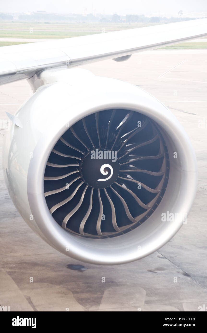 airplane machine of airbus for transportation Stock Photo - Alamy