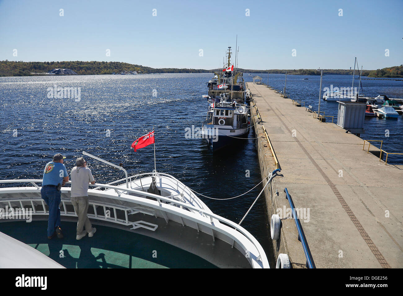 Parry Sound harbor near 30,000 Islands on Georgian Bay, Lake Huron ...
