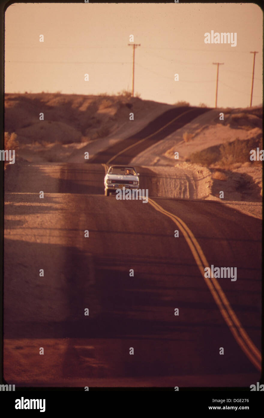 Dips in road hi-res stock photography and images - Alamy