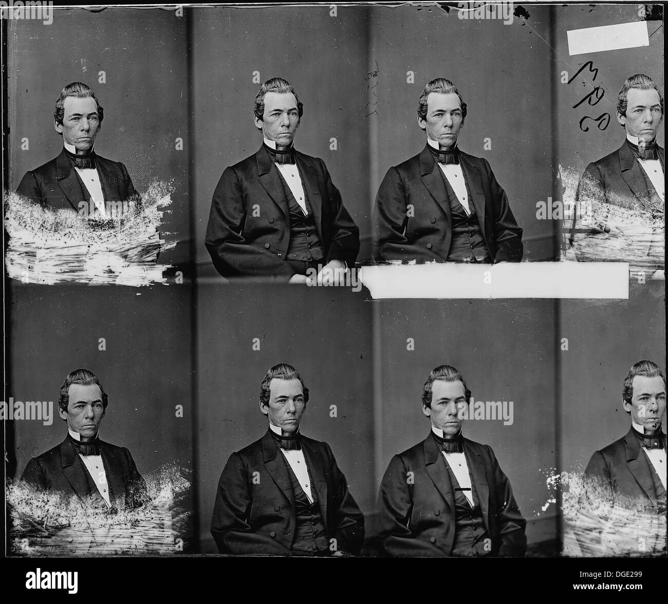 A portrait of Hon. Aaron Harding, an influential figure in U.S ...