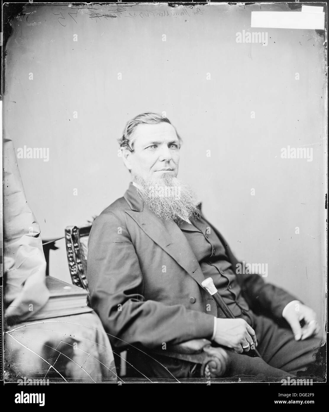 This photograph features Honorable Andrew J. Hamilton, a prominent ...
