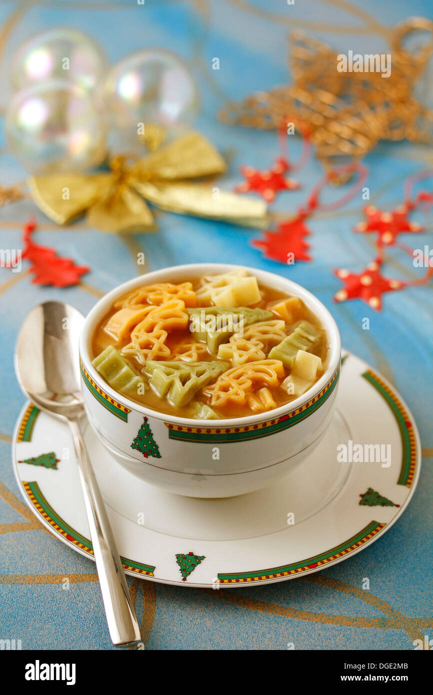 Christmas soup. Recipe available Stock Photo - Alamy