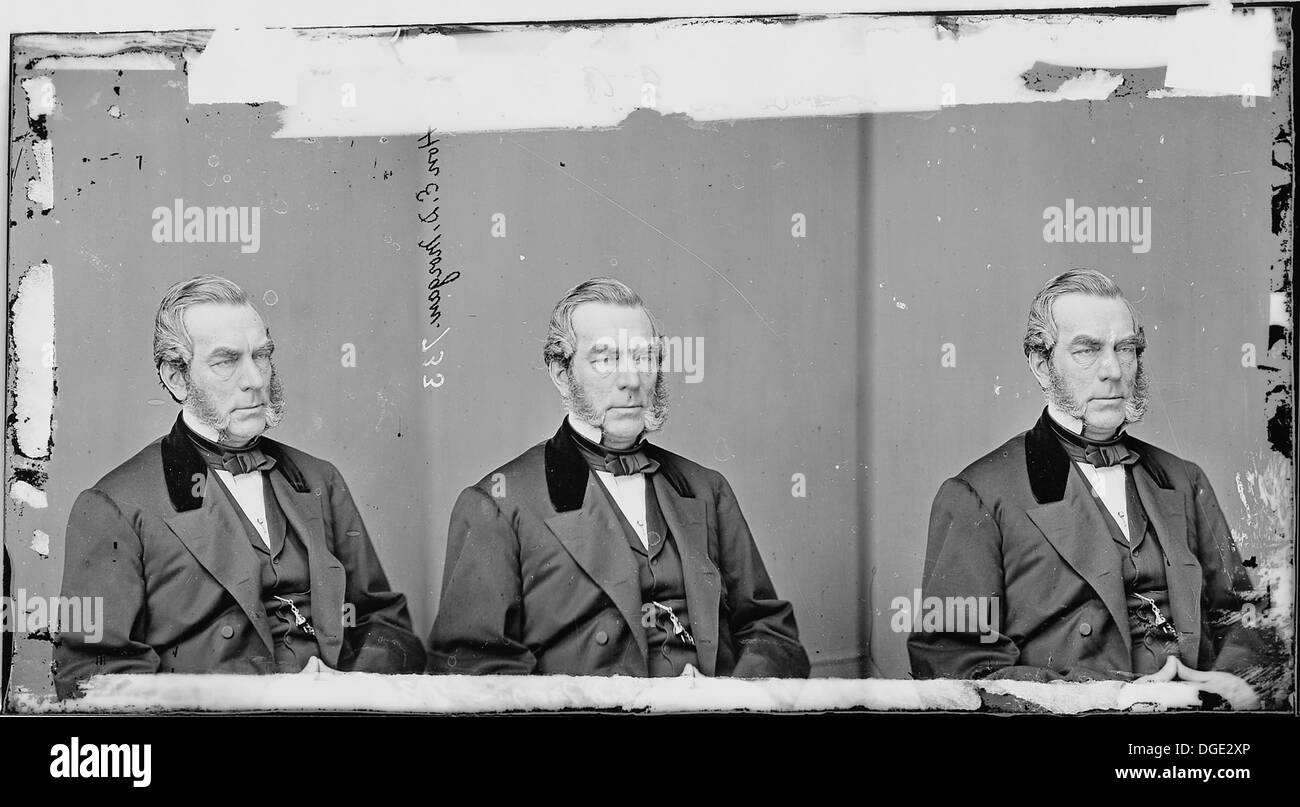 A portrait of Hon. Edwin D. Morgan, a prominent figure in New York's ...