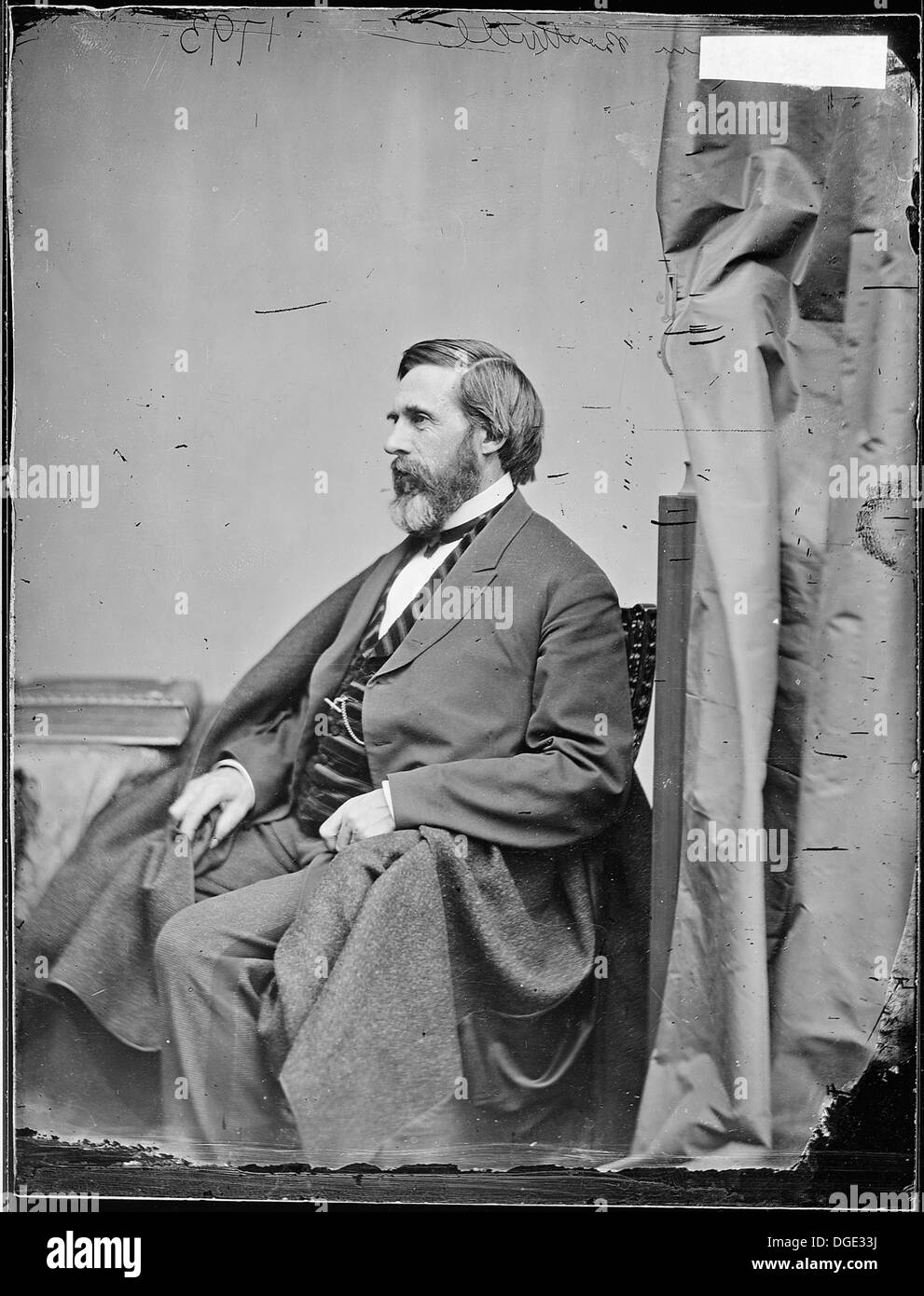 A portrait of Hon. George S. Boutwell, a prominent politician from ...