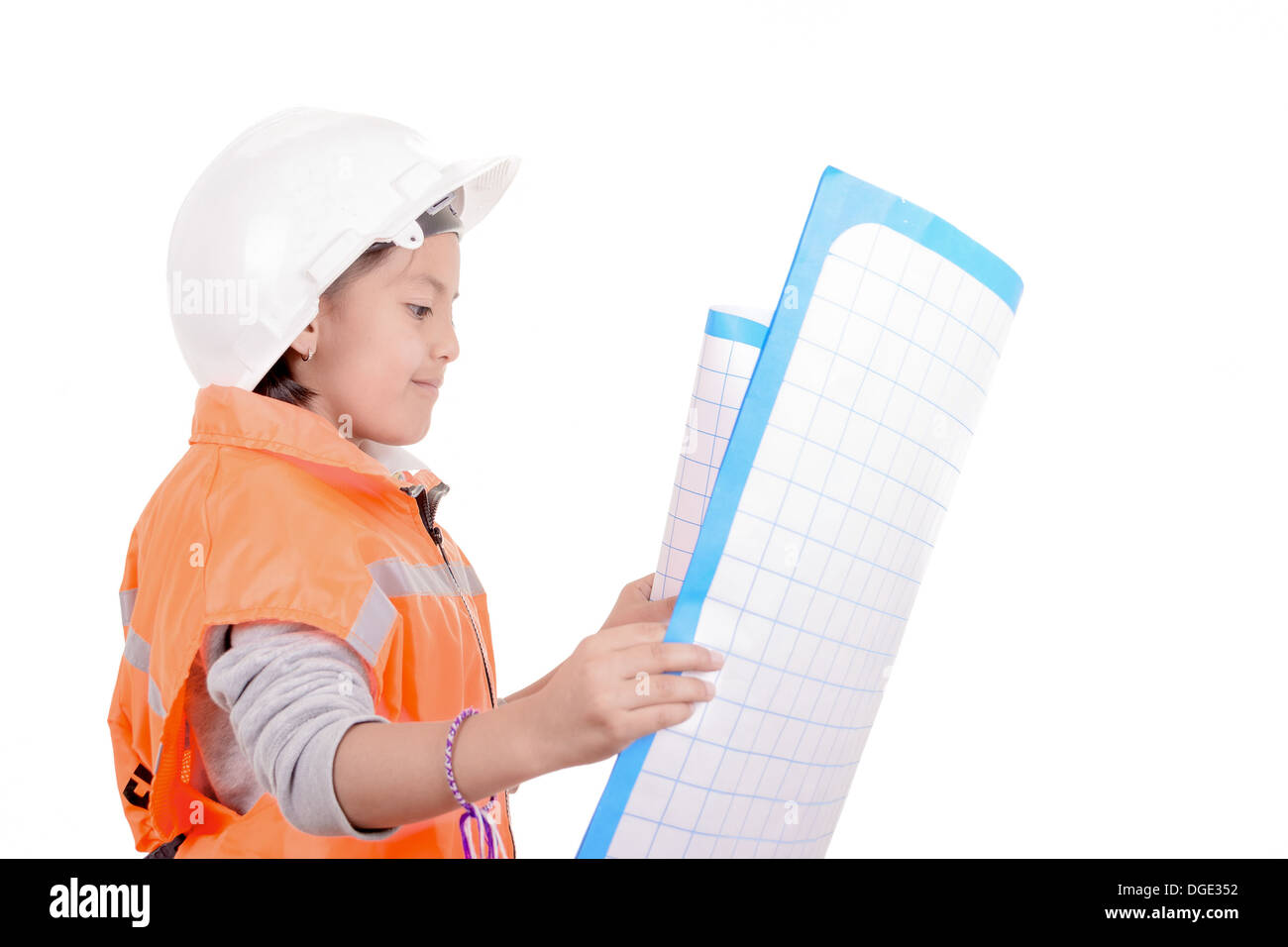Future architect smiling and holding plans Stock Photo - Alamy Future architect smiling and holding plans Stock Photo - Alamy