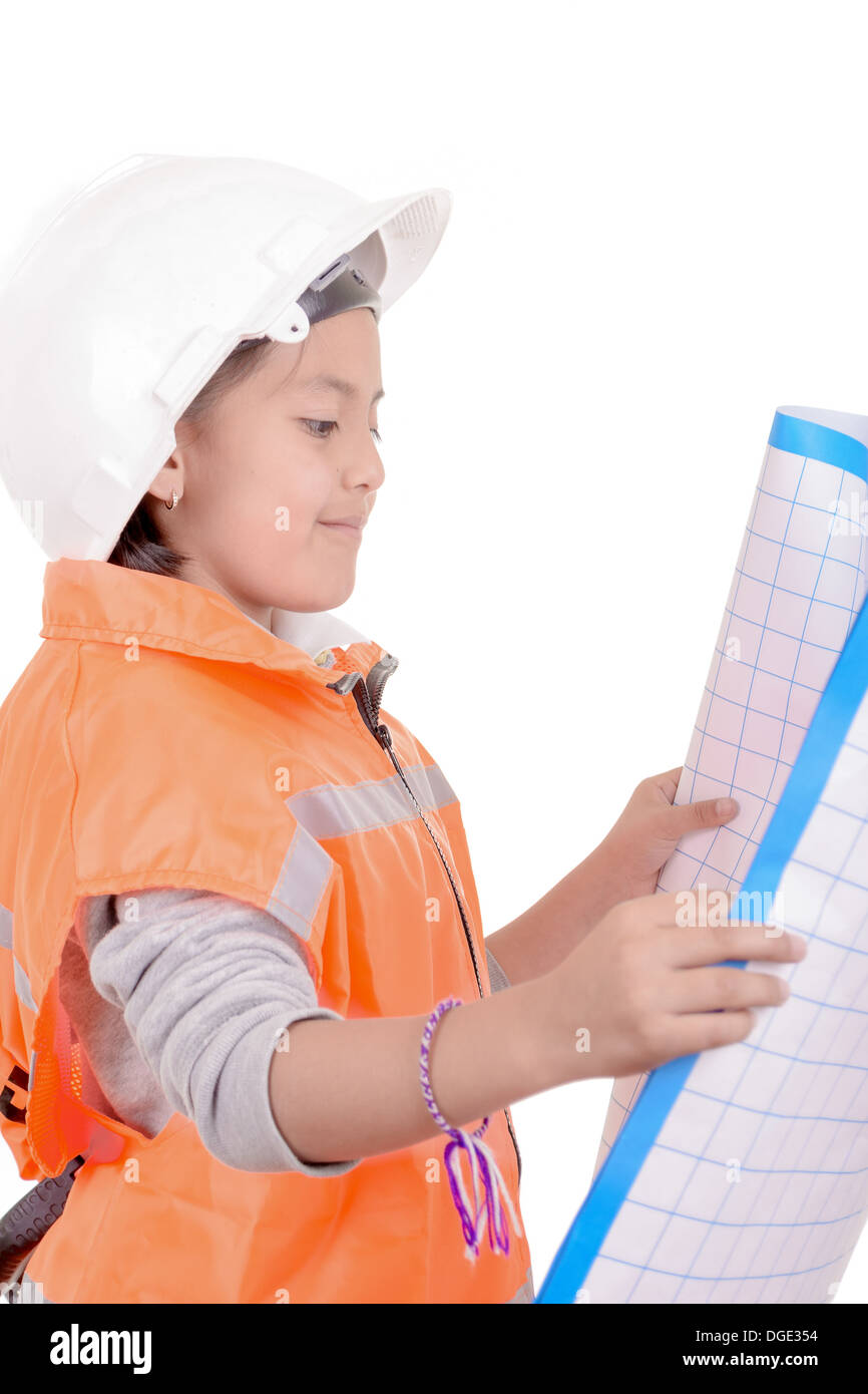 Future architect smiling and holding plans Stock Photo - Alamy Future architect smiling and holding plans Stock Photo - Alamy