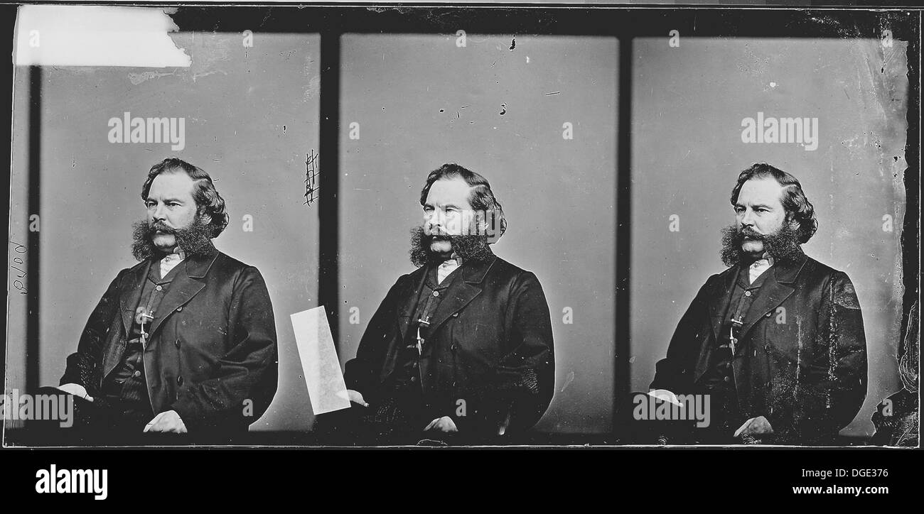 A photograph of Hon. Henry J. Raymond, a prominent figure from New York ...