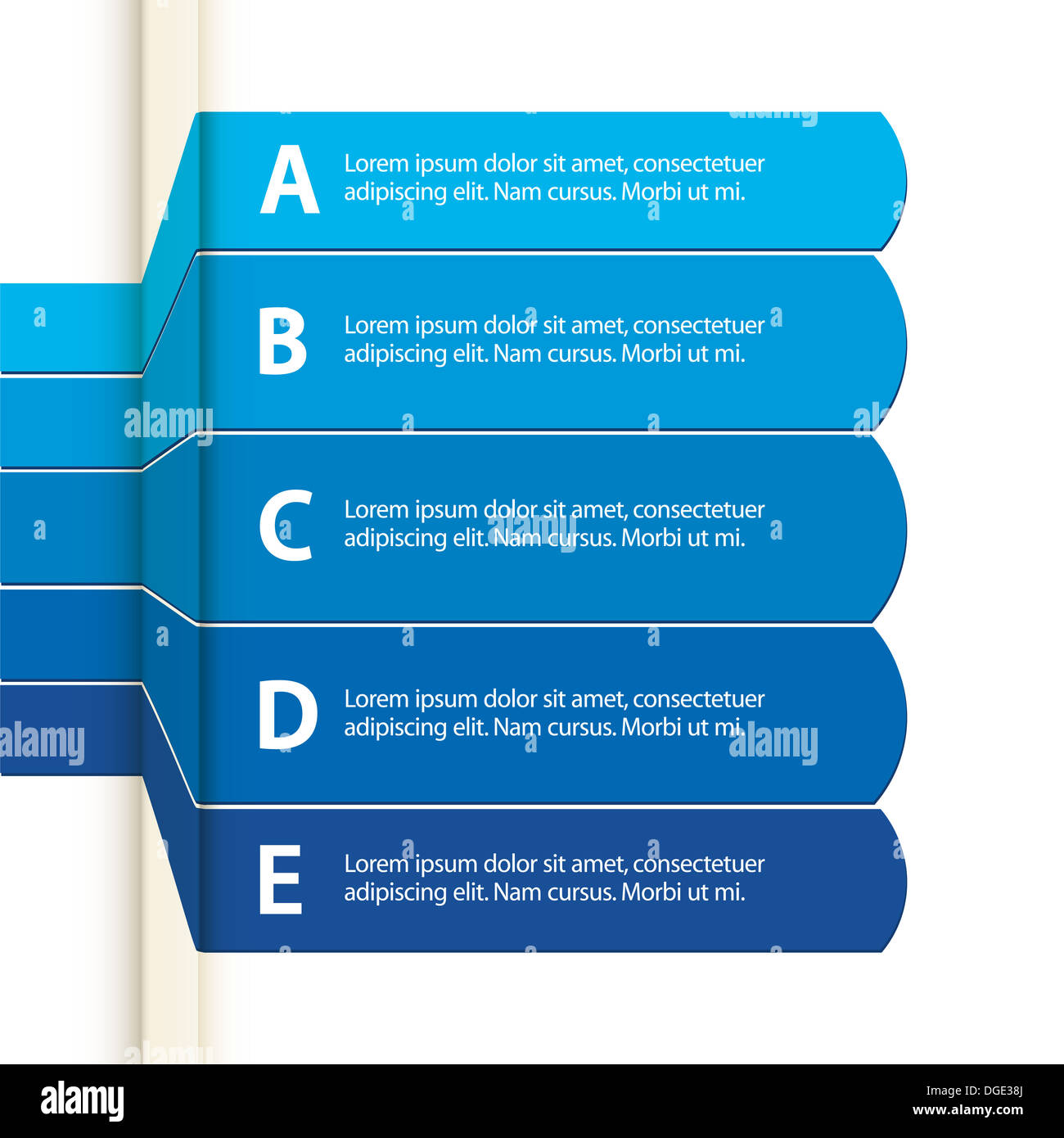 Infographic tabs vector hi-res stock photography and images - Alamy