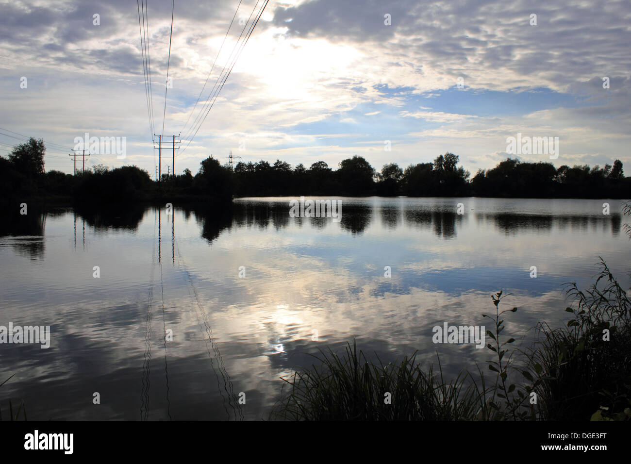 Witney Lake, Oxfordshire, England, UK Stock Photo - Alamy