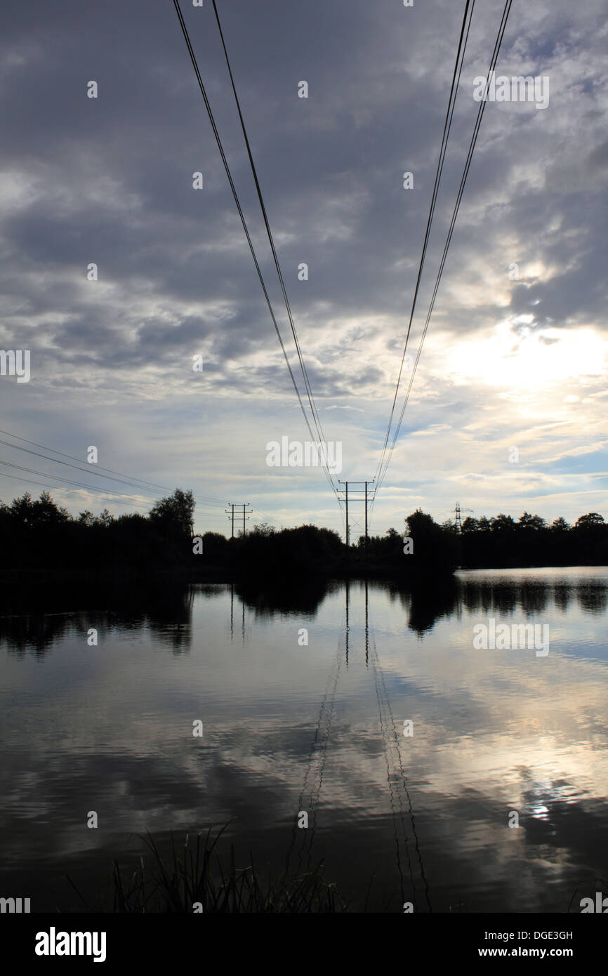 Witney Lake, Oxfordshire, England, UK Stock Photo - Alamy