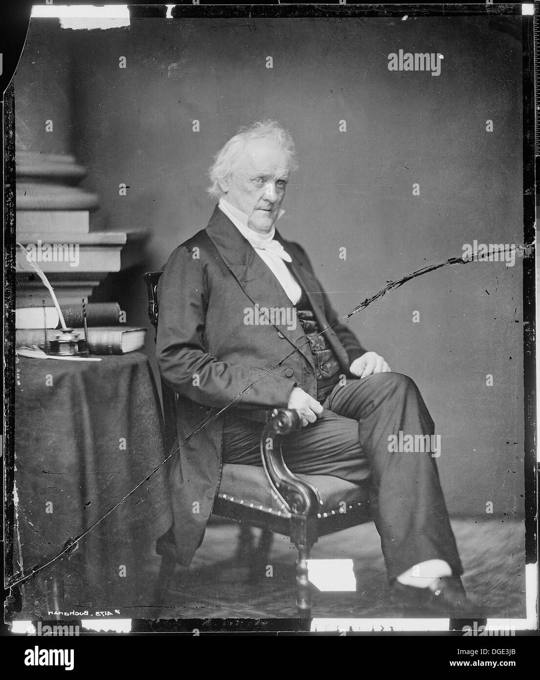 James Buchanan, the 15th President of the United States, served from ...