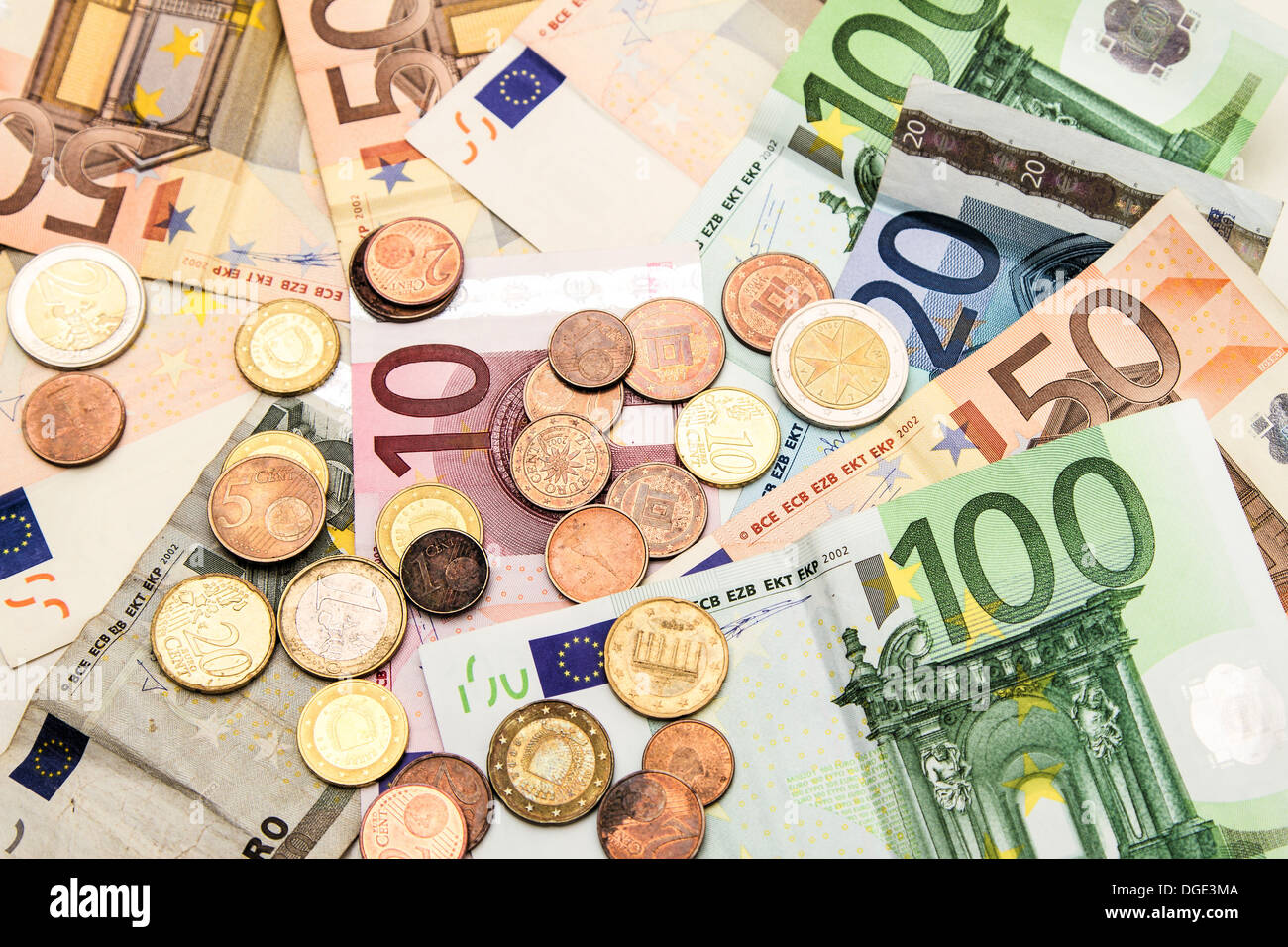 Wages euros hi-res stock photography and images - Alamy