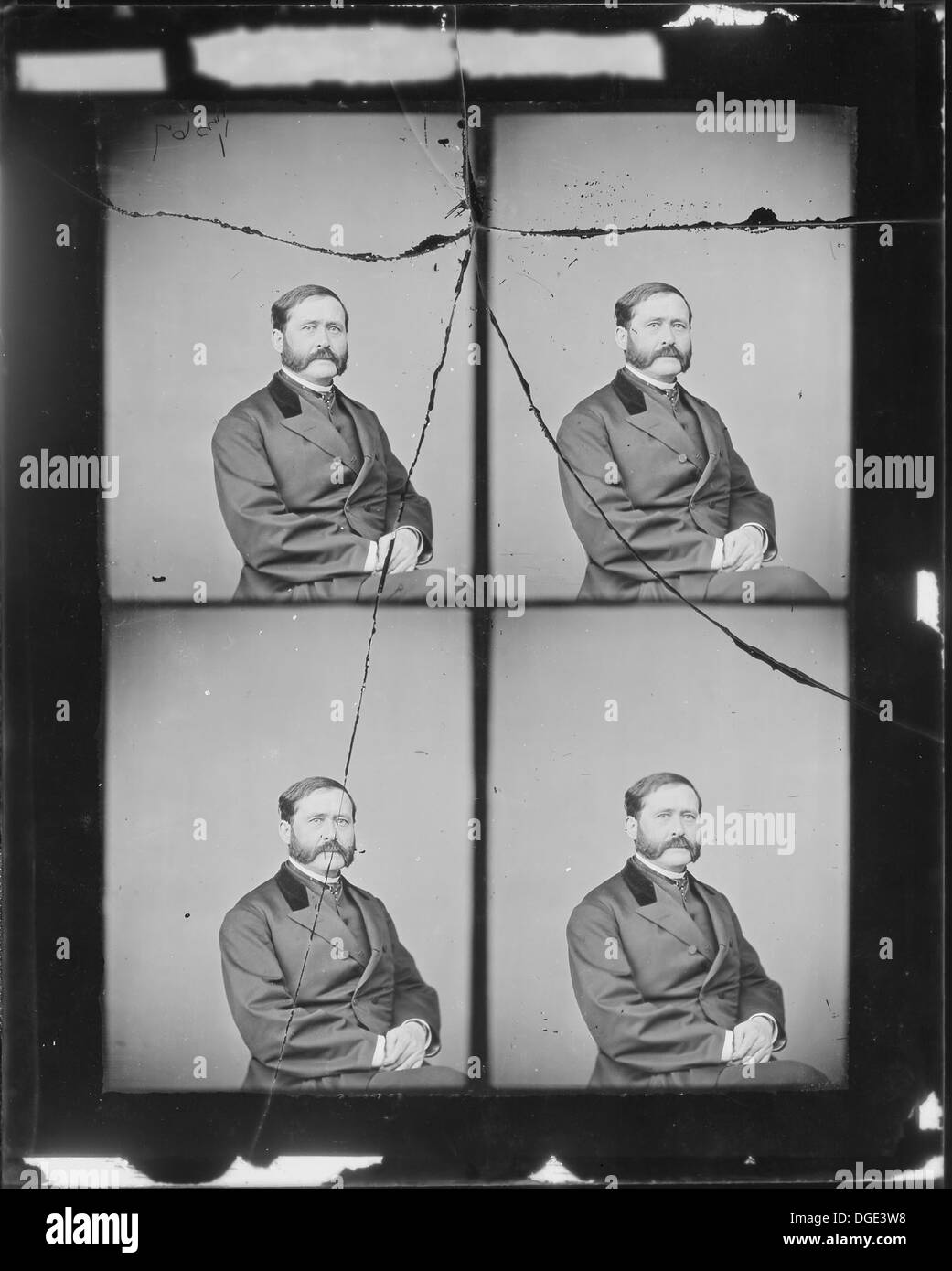 A portrait of Honorable John M. Thayer, a prominent figure from ...