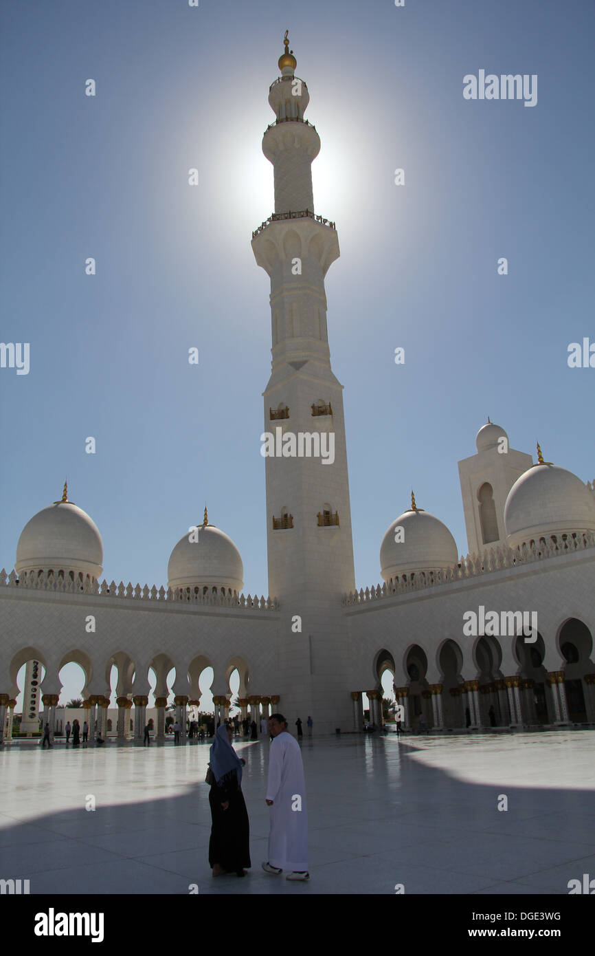 Sheikh Zayed Grand Mosque Centre Abu Dhabi Stock Photo - Alamy