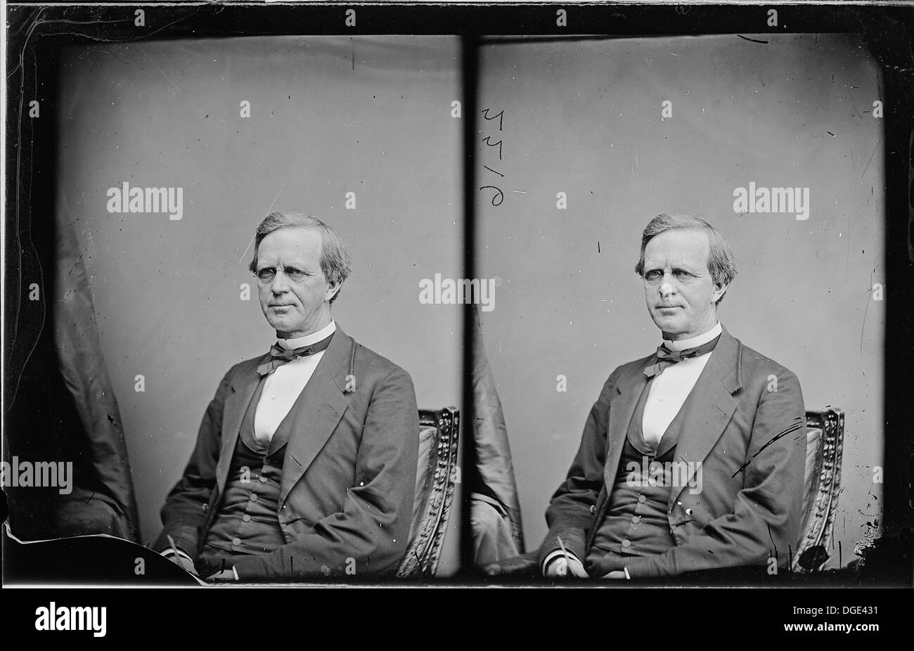 The photograph features Hon. Lyman Trumbull, an important figure from ...