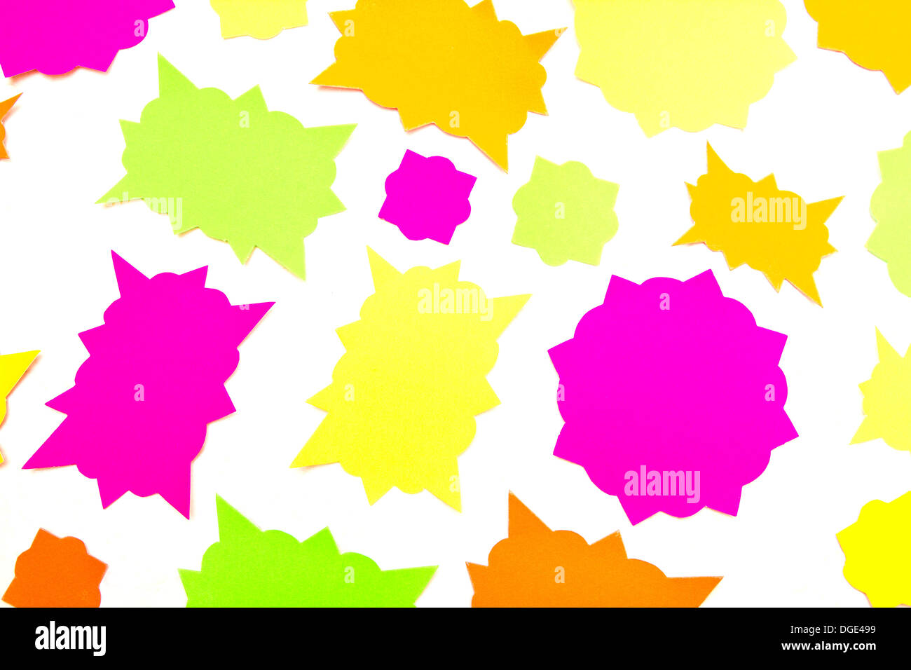 Lots of cartoon bubbles background Stock Photo - Alamy