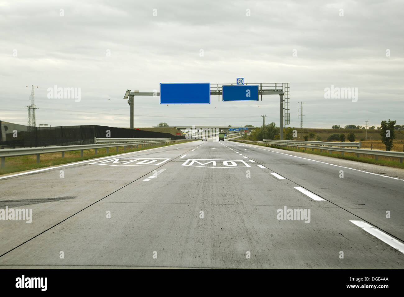 Car highway sign board hi-res stock photography and images - Alamy