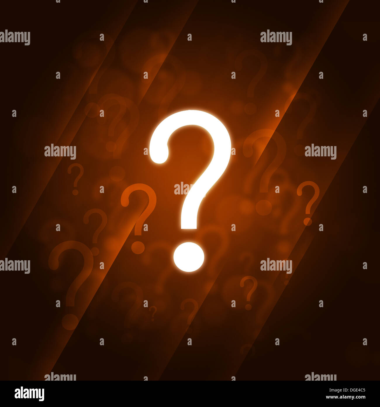 Learn how to create a Red background question mark with step by step guide