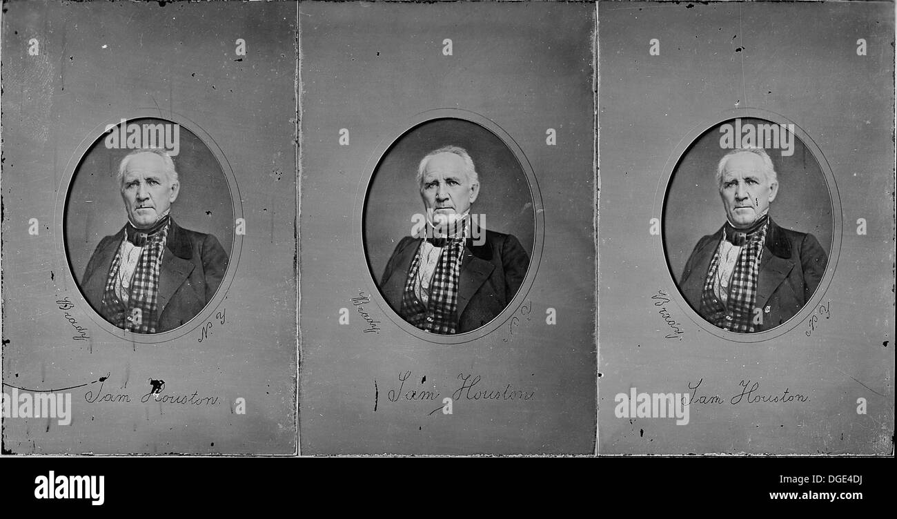 Sam Houston, a prominent figure in American history, served as the ...