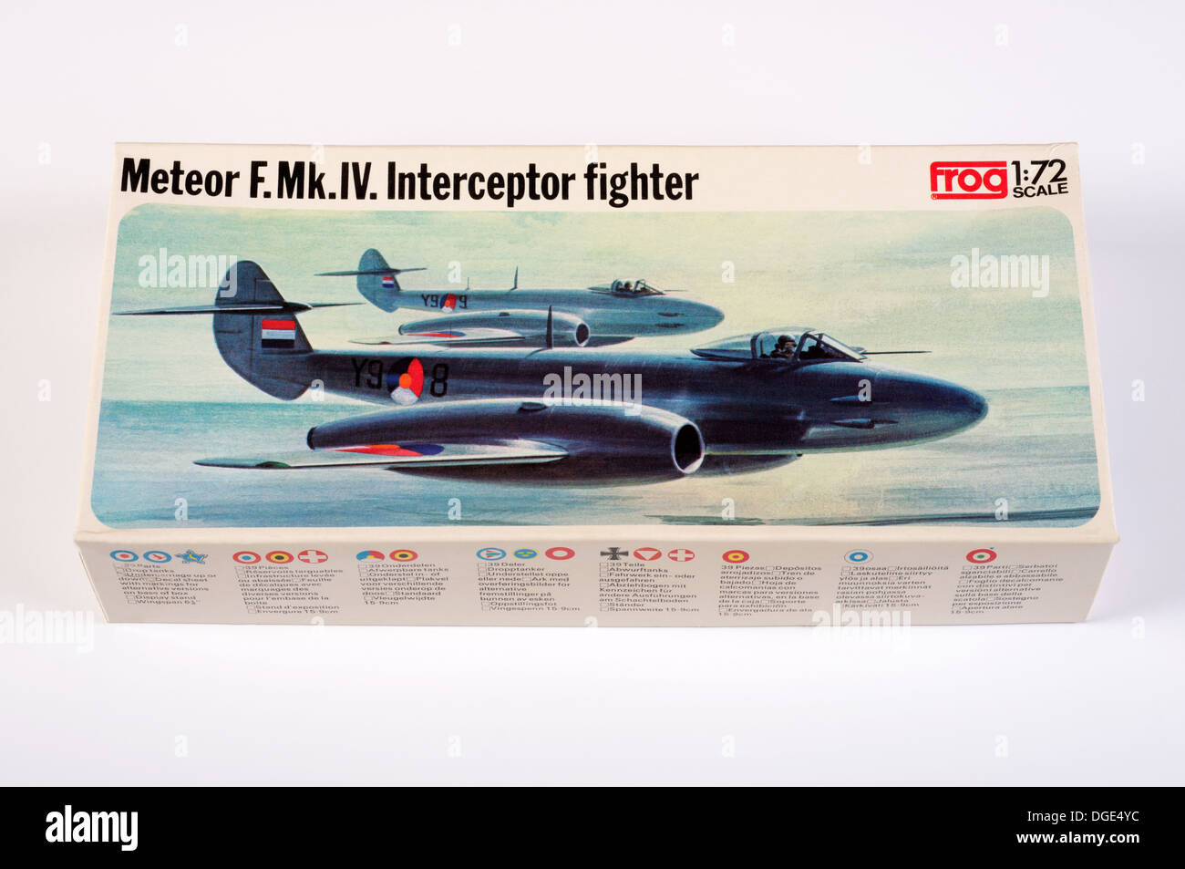 Frog 1:72 scale Meteor F.Mk. IV. Intercepter fighter jet plastic model ...
