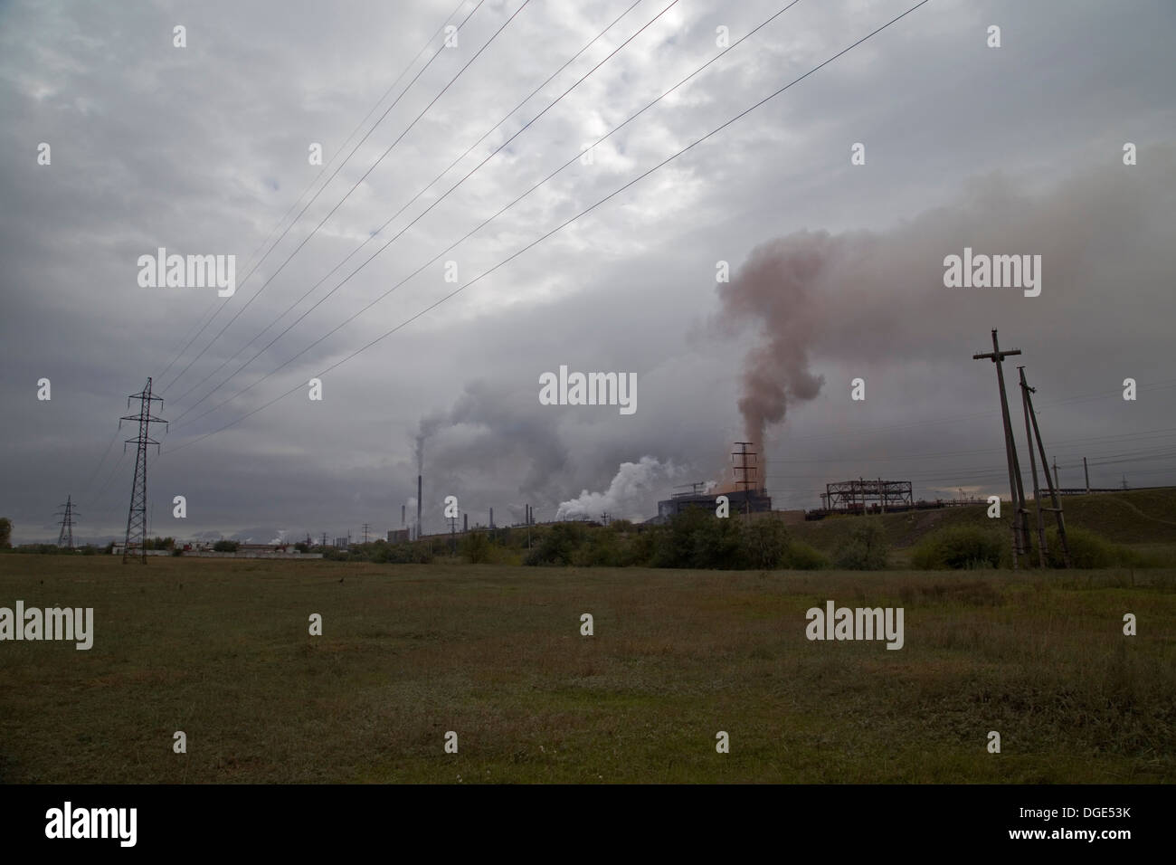 Temirtau industrial complex, Kazakhstan Stock Photo - Alamy