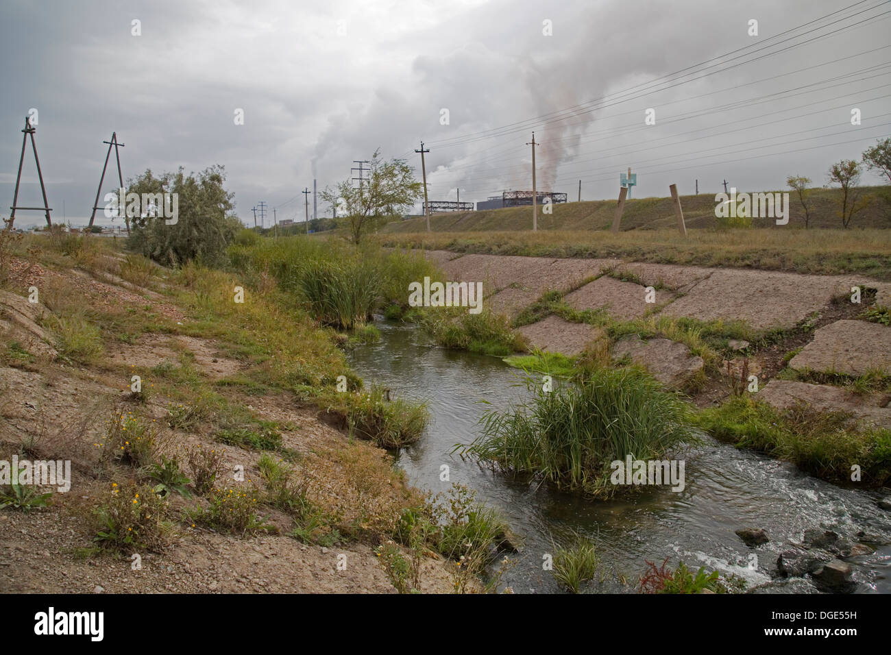 Temirtau industrial complex, Kazakhstan Stock Photo - Alamy