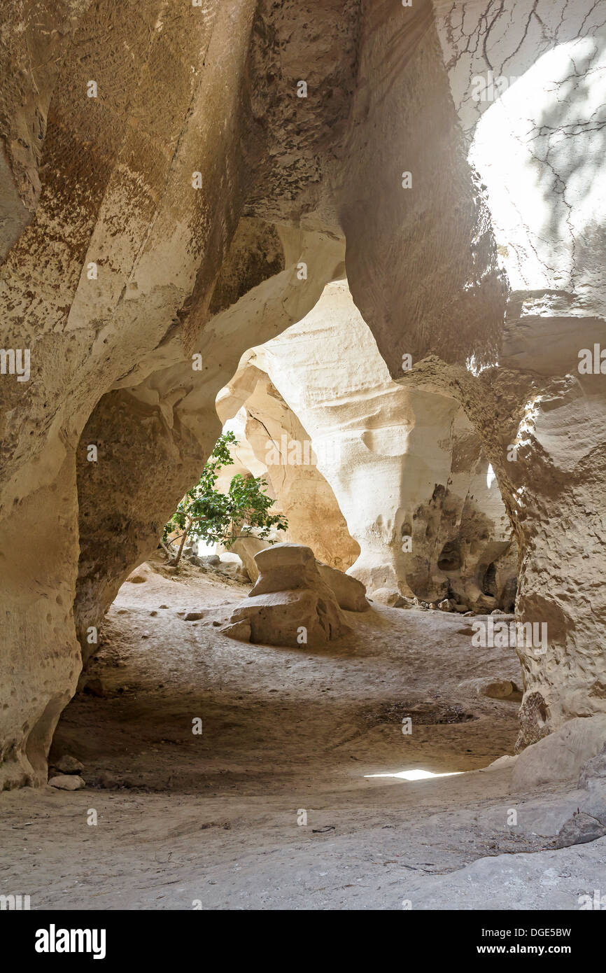 Bells man-made caves in Israel Stock Photo - Alamy