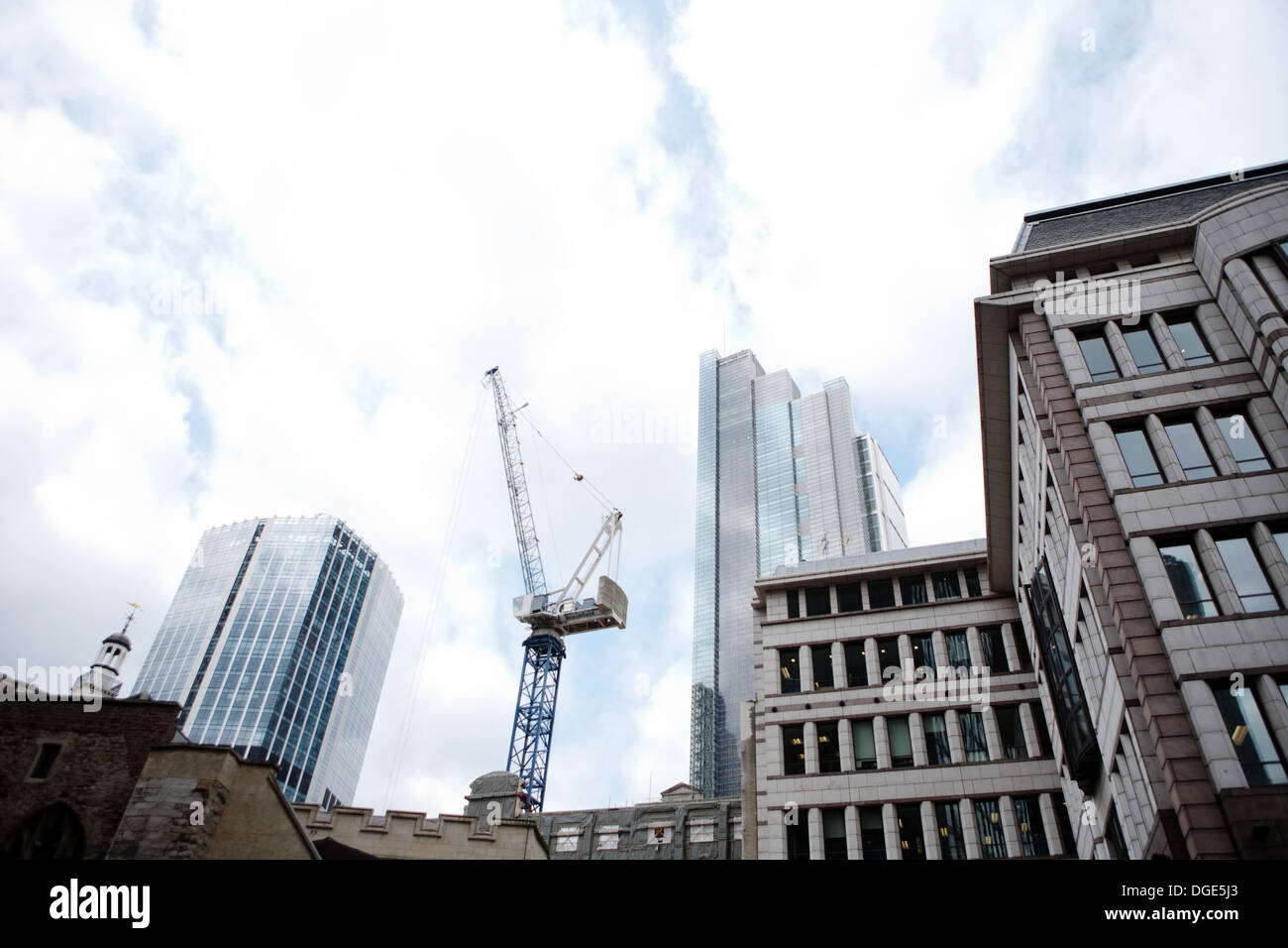 London skyline being constructed Stock Photo - Alamy