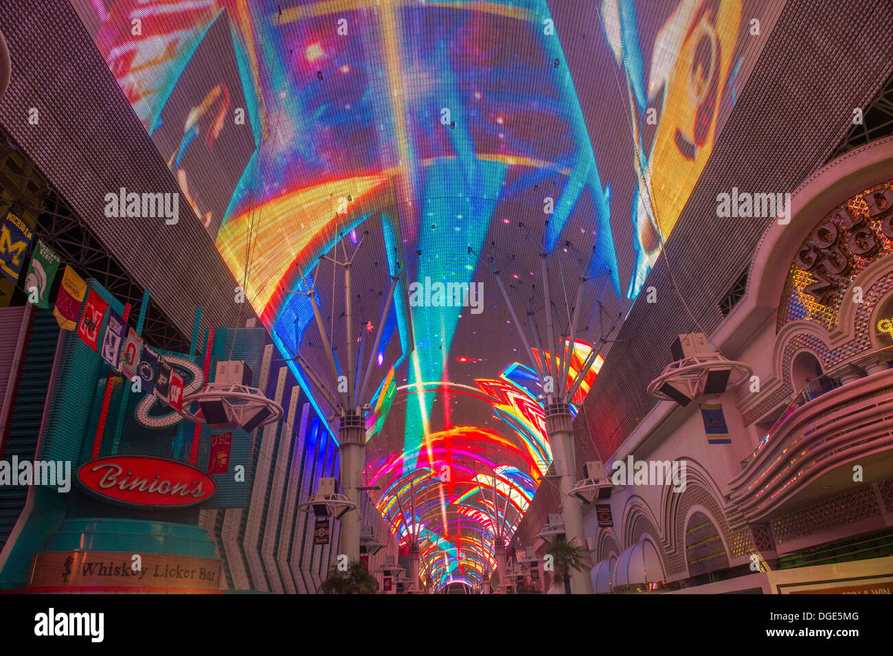 The Fremont Street Experience in Las Vegas Stock Photo - Alamy