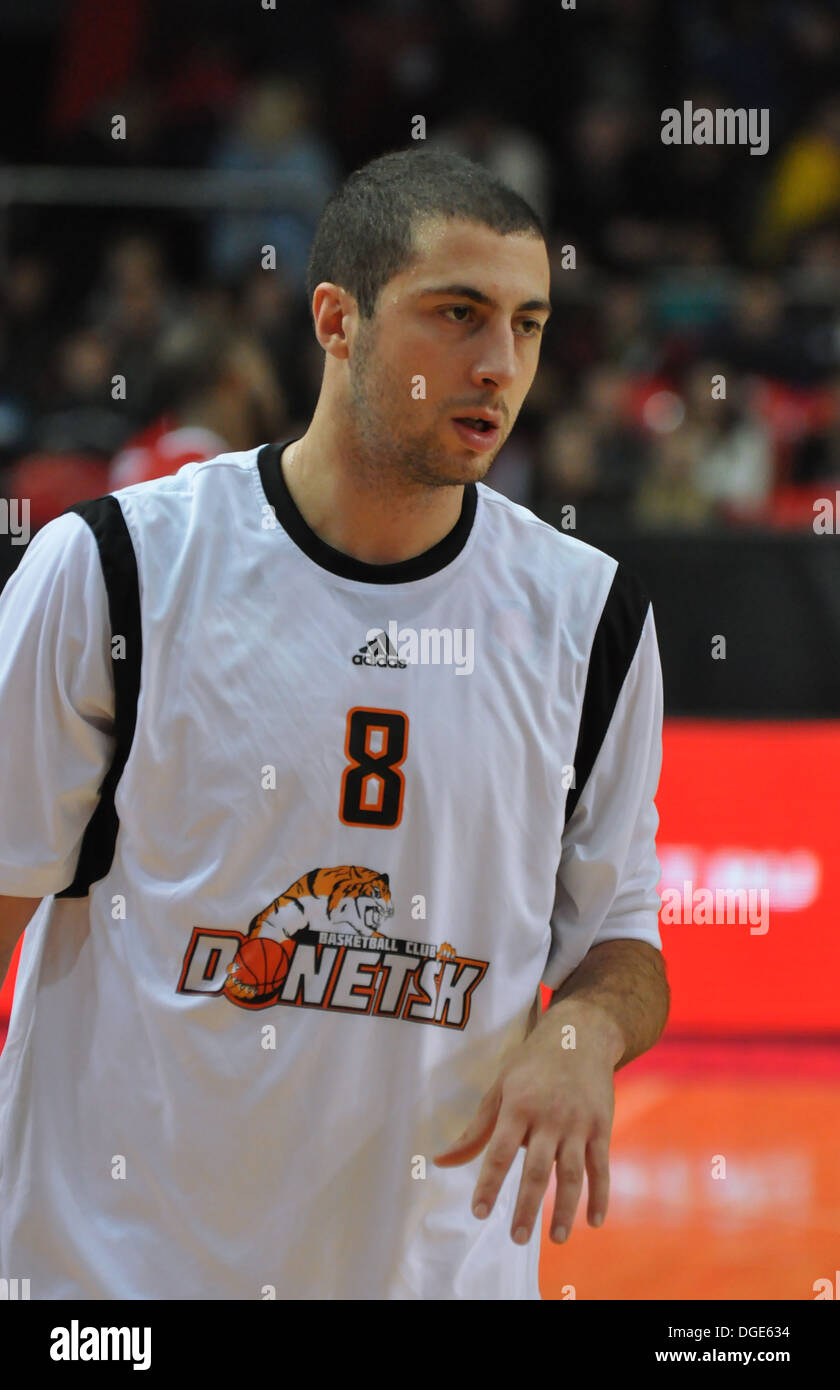Tsintsadze Georgi during the match between BC Donetsk vs Spartak Stock ...