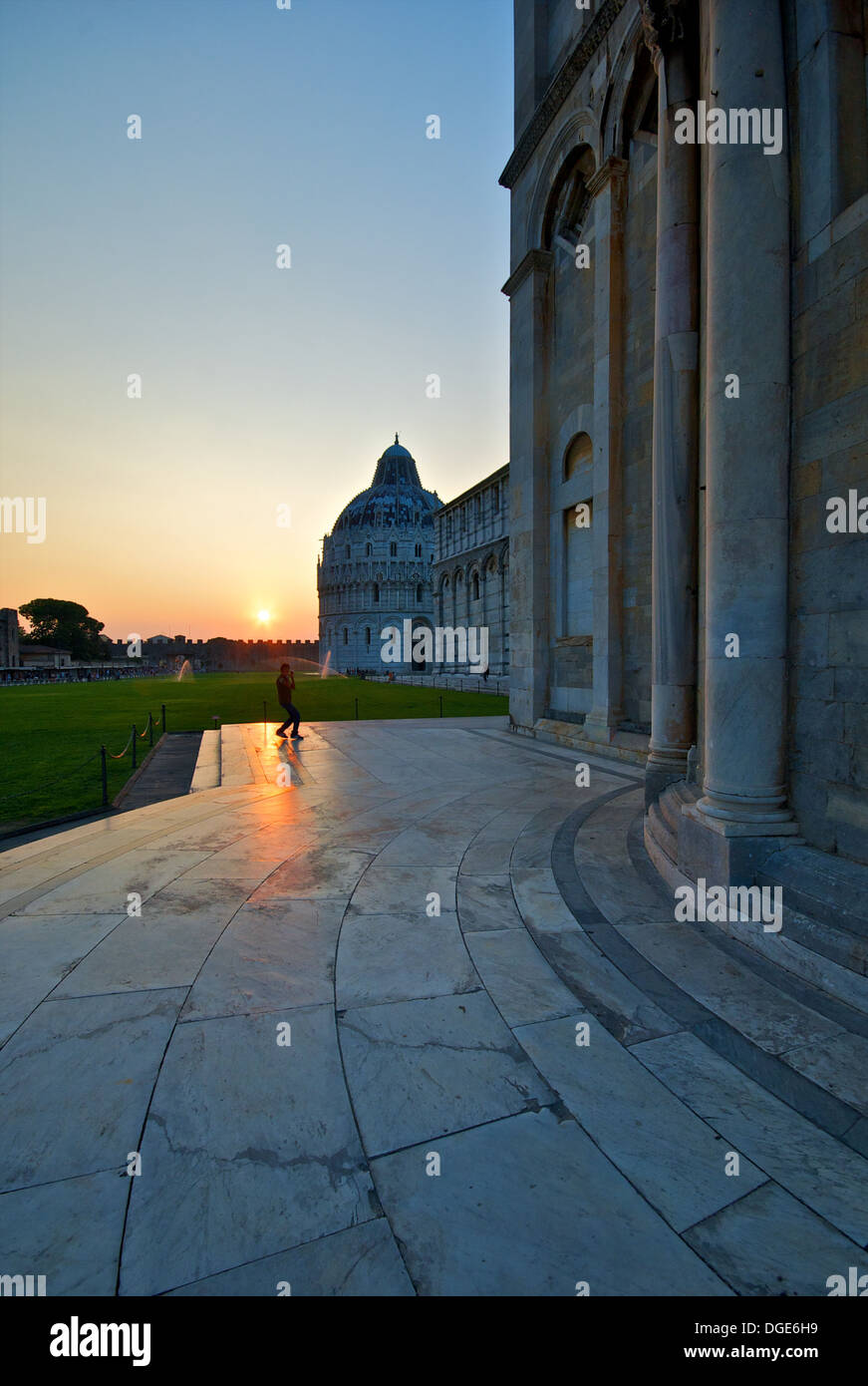 Sunset in Pisa Stock Photo - Alamy