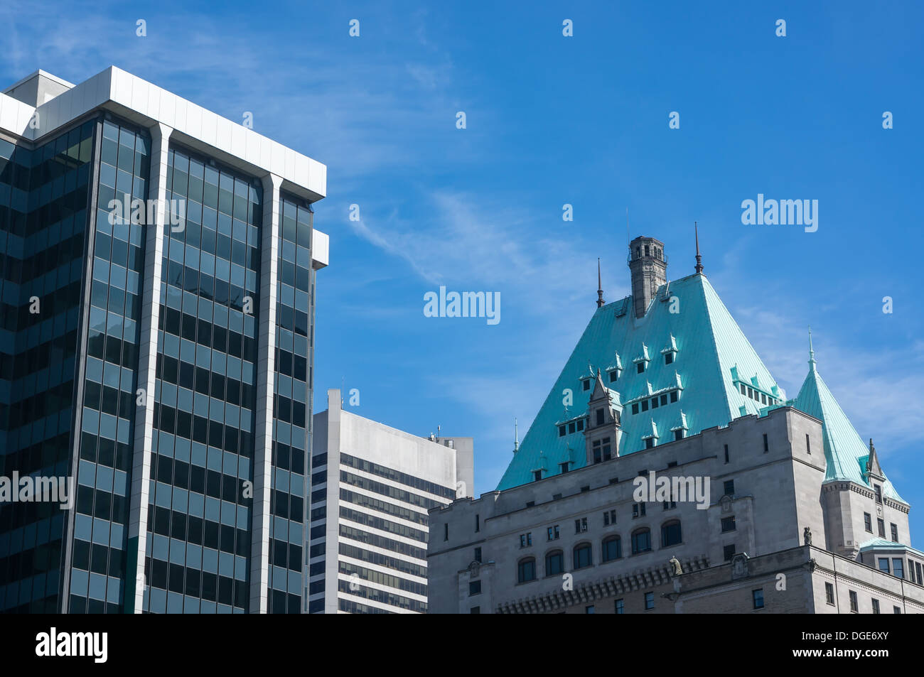 Office buildings in Downtown Vancouver, Canada Stock Photo - Alamy