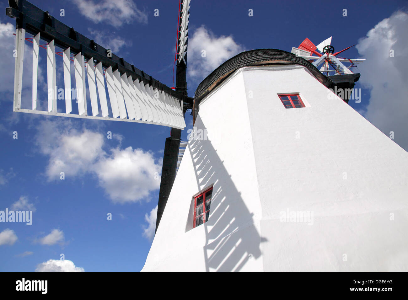 Arsdale Molle (windmill on Bornholm), Denmark Stock Photo - Alamy