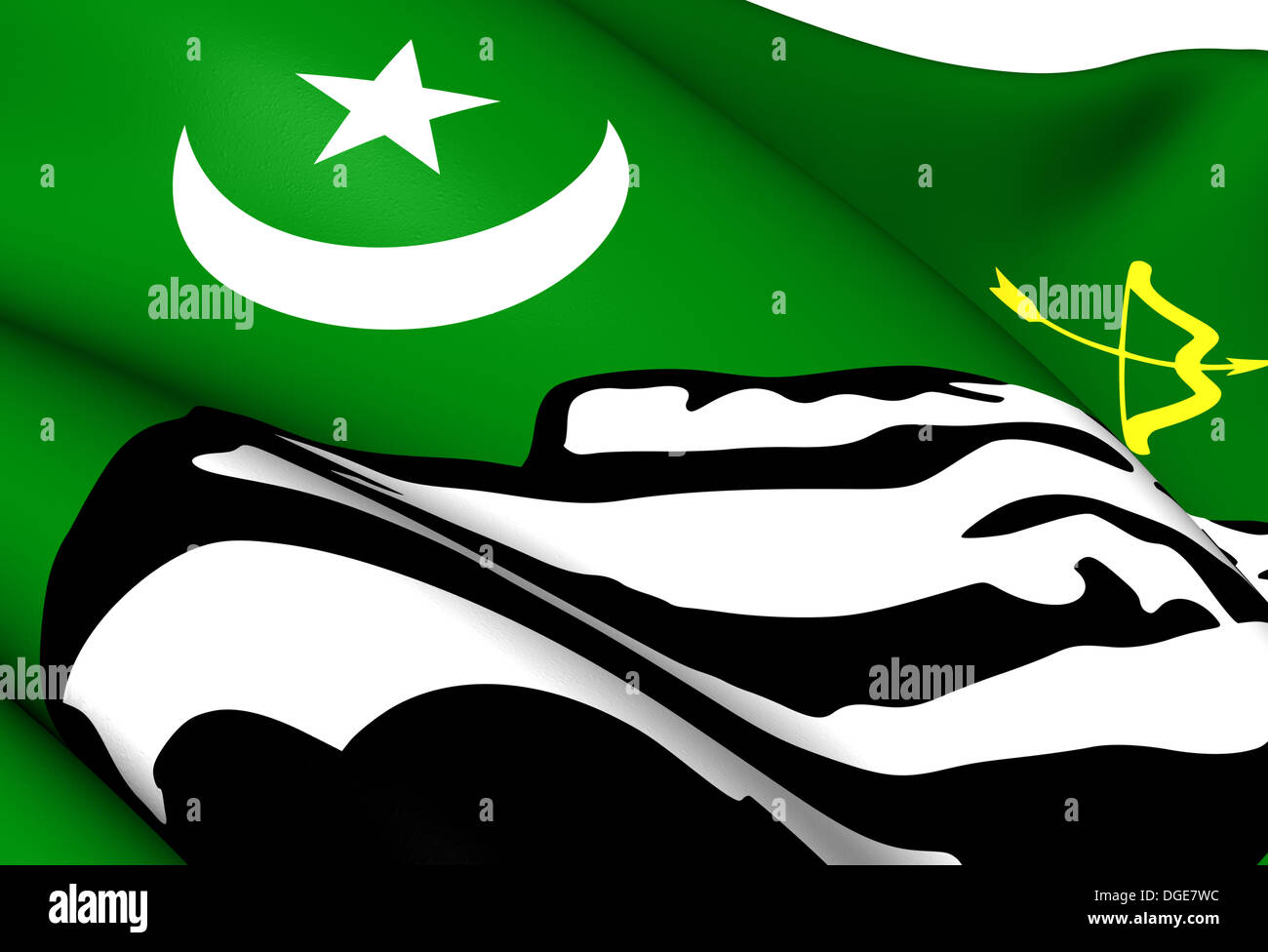 Northern pakistan flag hi-res stock photography and images - Alamy