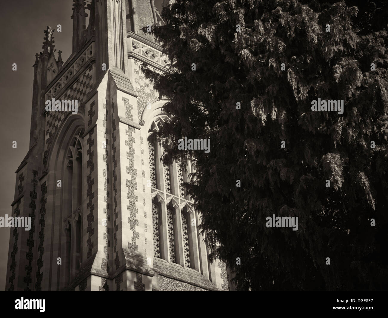 Steeple, All Saints church, Marlow, England Stock Photo - Alamy